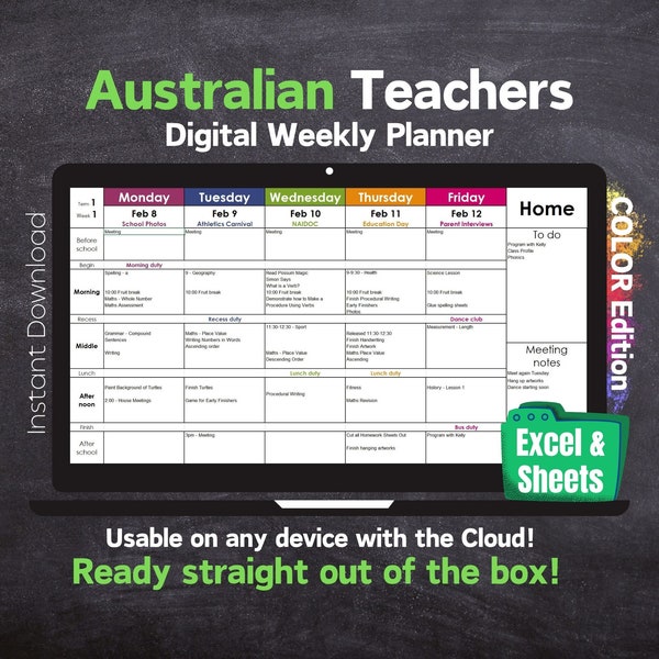 Art Teacher Planner - Etsy