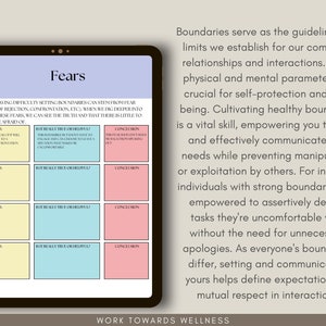 Boundaries Workbook, DBT Bundle, Boundaries Worksheets, Therapy Office ...