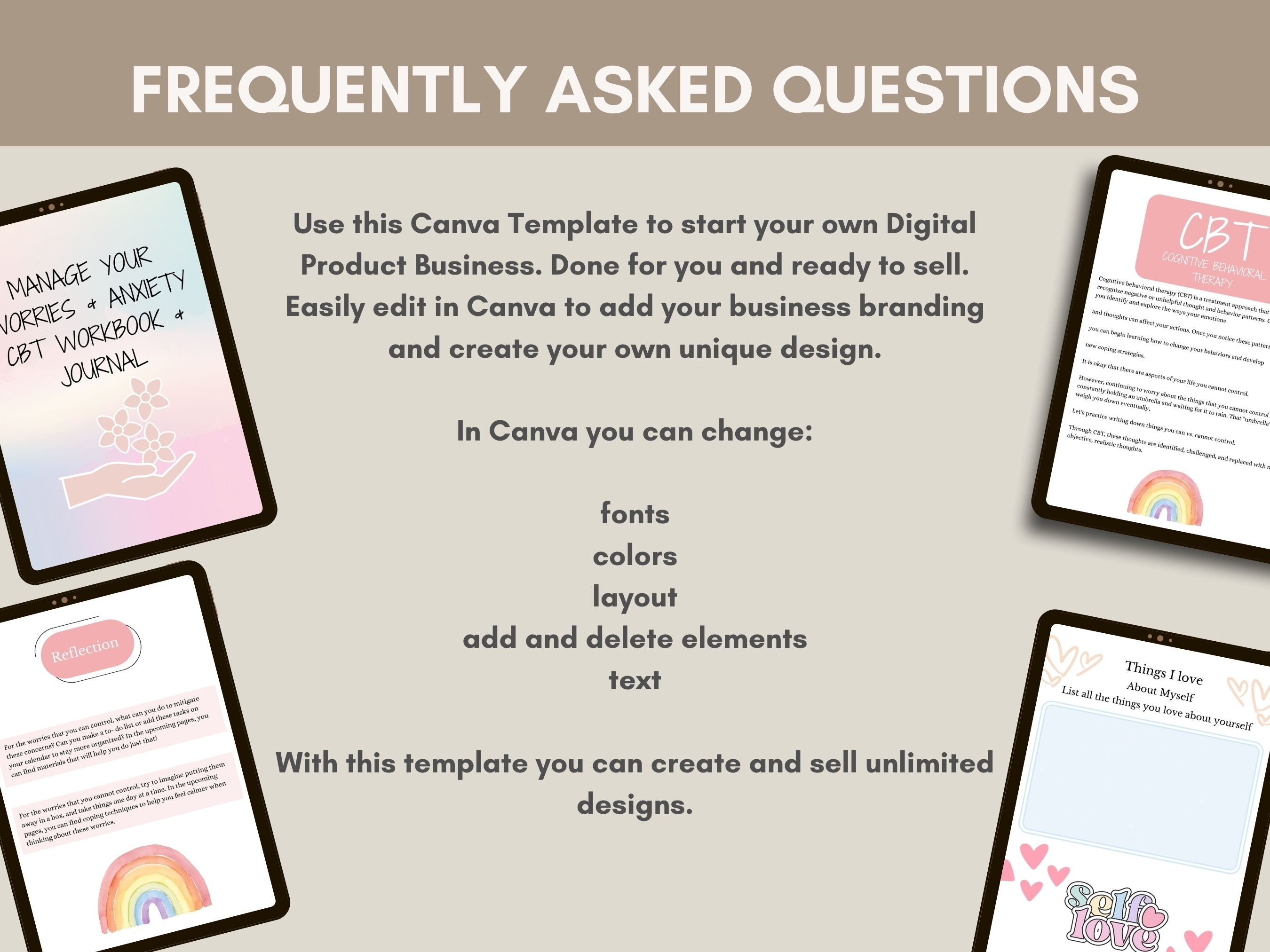 CBT Worksheets for Anxiety, CBT Interventions for Teens and Adults ...