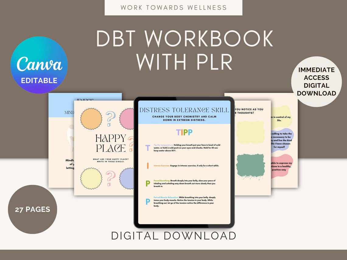 DBT Bundle, DBT Worksheets, DBT Cheat Sheet, Dbt Handout, Dbt Skills ...