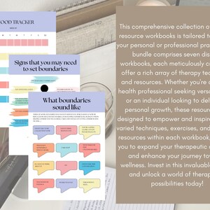 Teen Therapy Mega Worksheet Bundle Therapist Journal Anxiety - Etsy