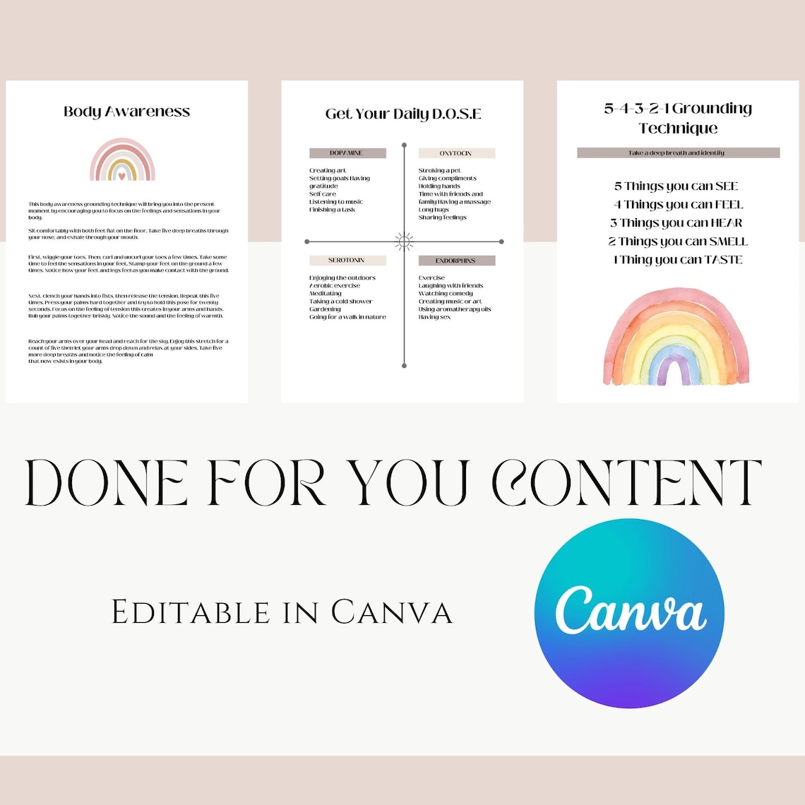 Anxiety Coping Skills Flashcards Canva Templates, Anxiety Coping Skill ...