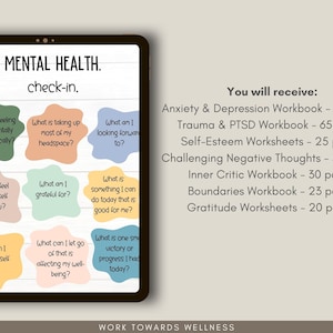 Teen Therapy Mega Worksheet Bundle Therapist Journal Anxiety - Etsy