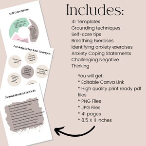 Anxiety Coping Skills Flashcards Canva Templates, Anxiety Coping Skill ...