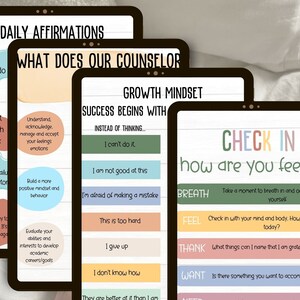 Anxiety and Depression Coping Skills Flashcards Canva Templates ...