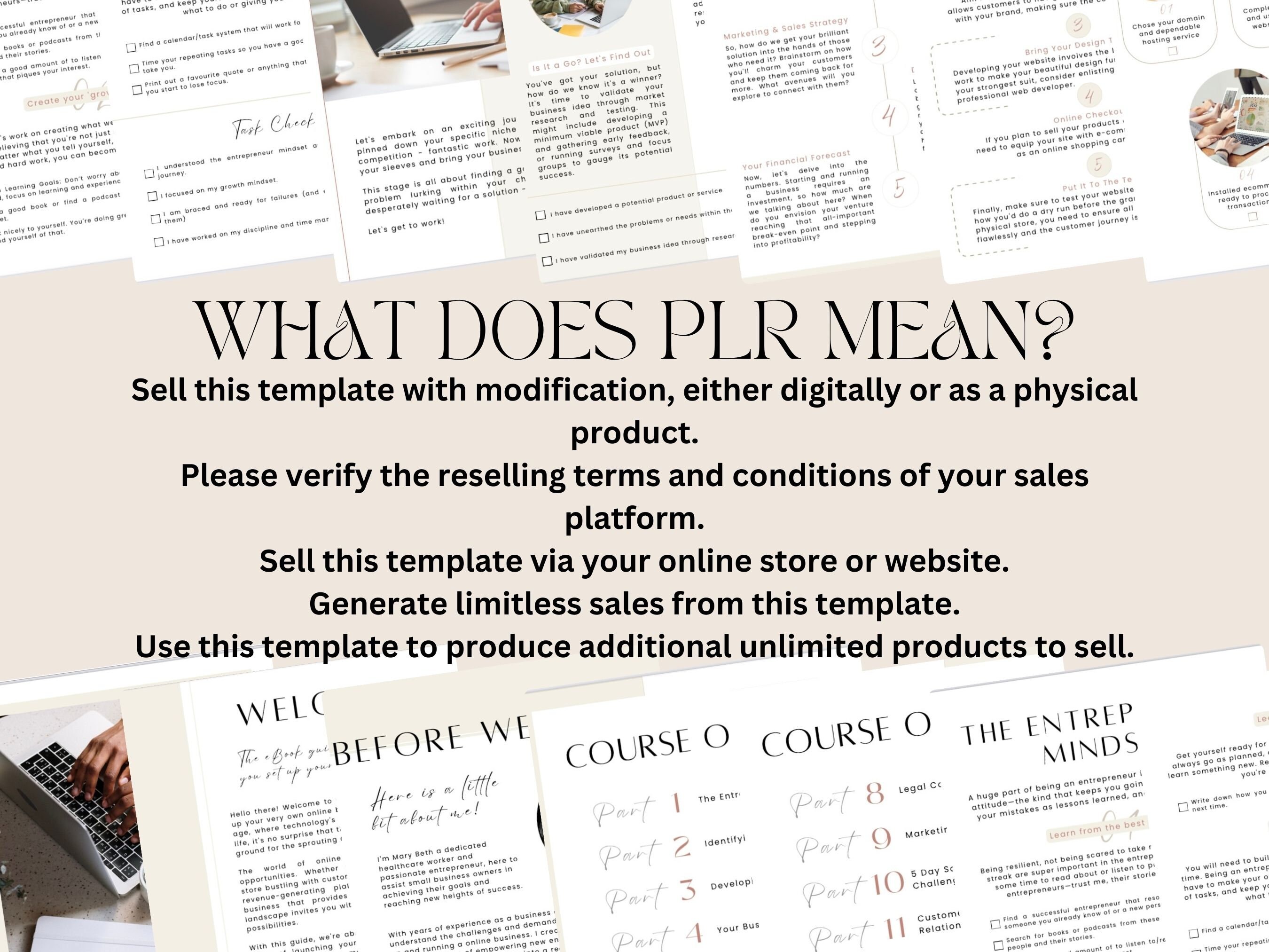 PLR Done for You Ebook, How to Start an Online Business Ebook, Canva ...