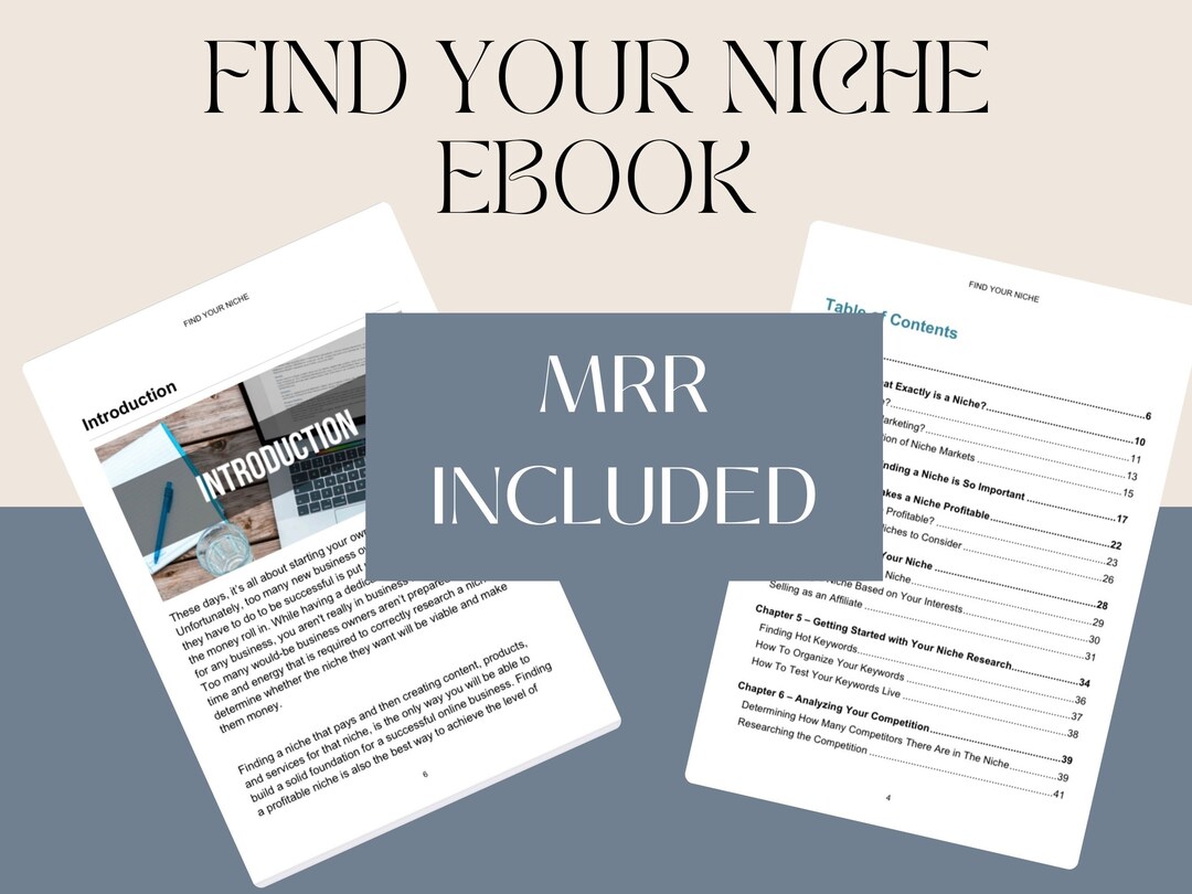 MRR Fully Written Ebook | Find Your Niche Business | Tasks | Lead ...