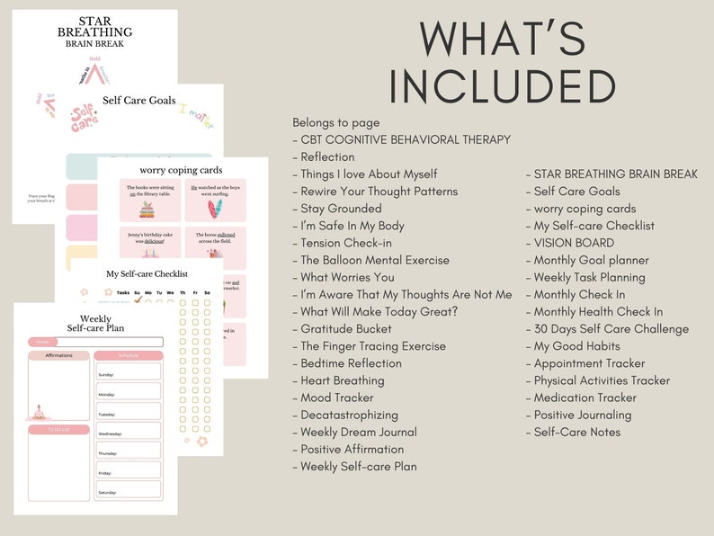 CBT Worksheets for Anxiety, CBT Interventions for Teens and Adults ...