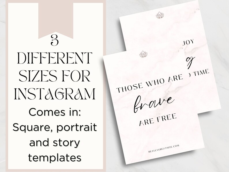 100 Inspirational Instagram Quote Templates: Canva Ready (PLR/MRR) - Etsy