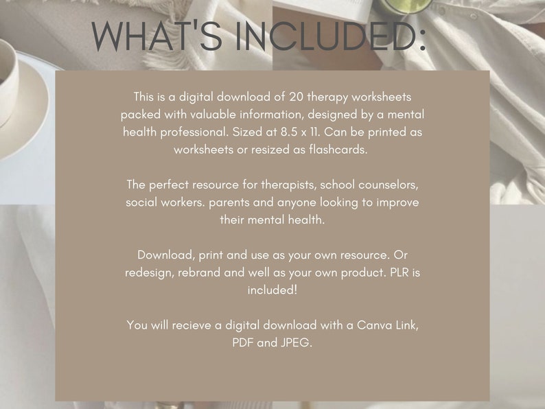 Anxiety and Depression Coping Skills Flashcards Canva Templates ...