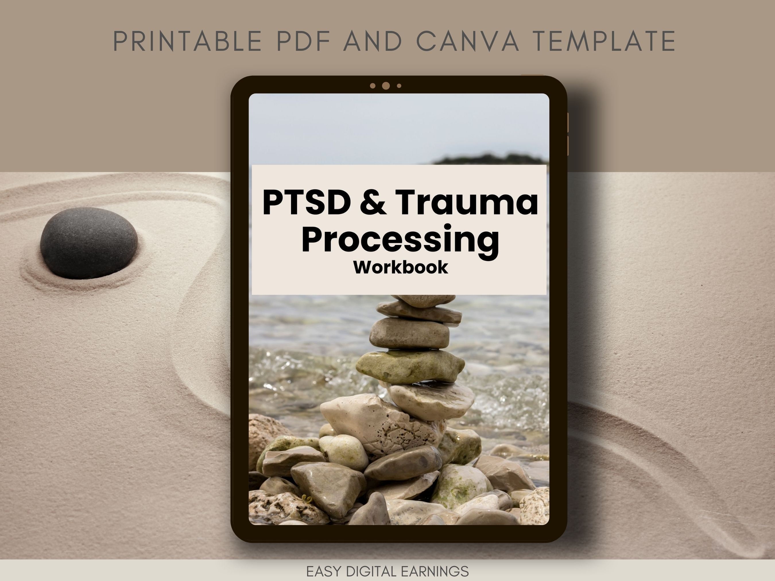 Trauma and PTSD Processing Workbook, Trauma Worksheets, Therapy ...