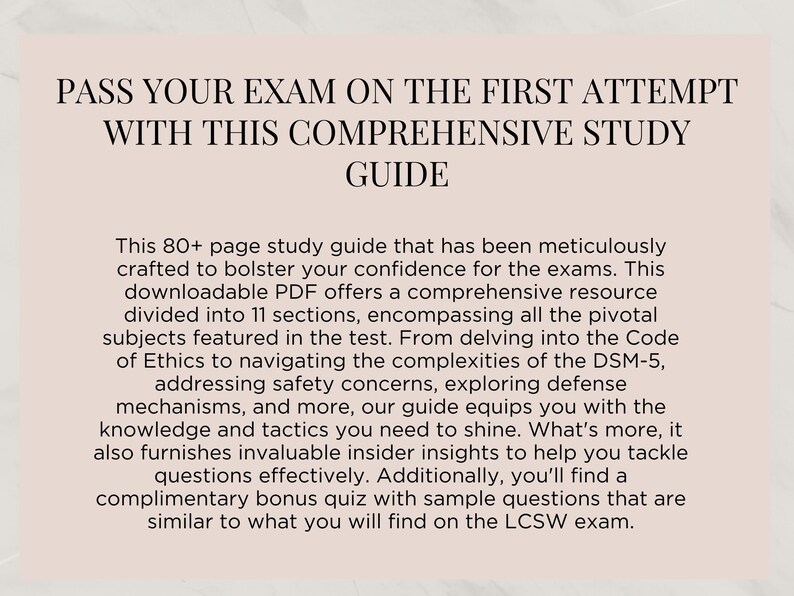 The Complete LCSW Study Guide & LMSW Study Guide, ASWB Exam Tool, Lcsw ...