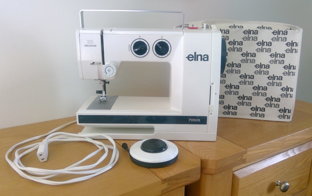 1970's Elna ZZ Electronic Sewing Machine With Original - Etsy