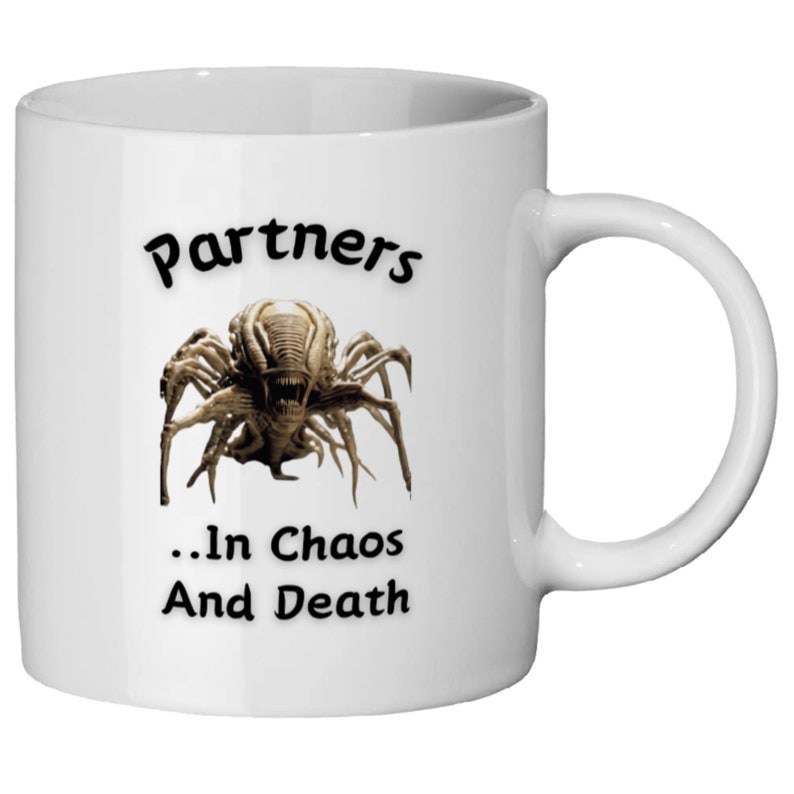 Personalised Xenomorph Dad Mug, Custom Alien Fans Coffee Cup, Customise ...