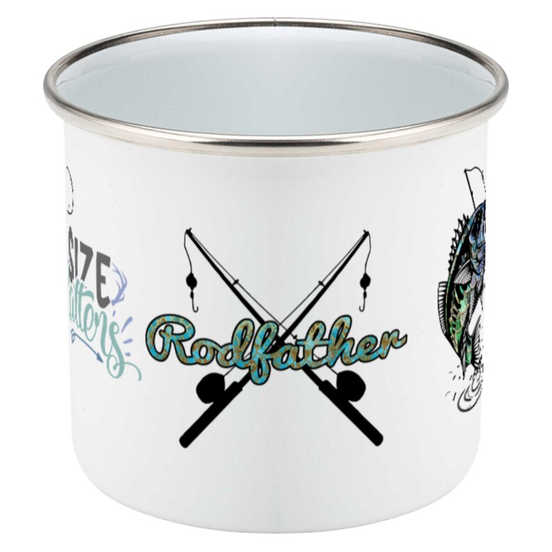 Size Matters Fishing Mug, the Rodfather Coffee Cup, Camping Mug, Gift ...