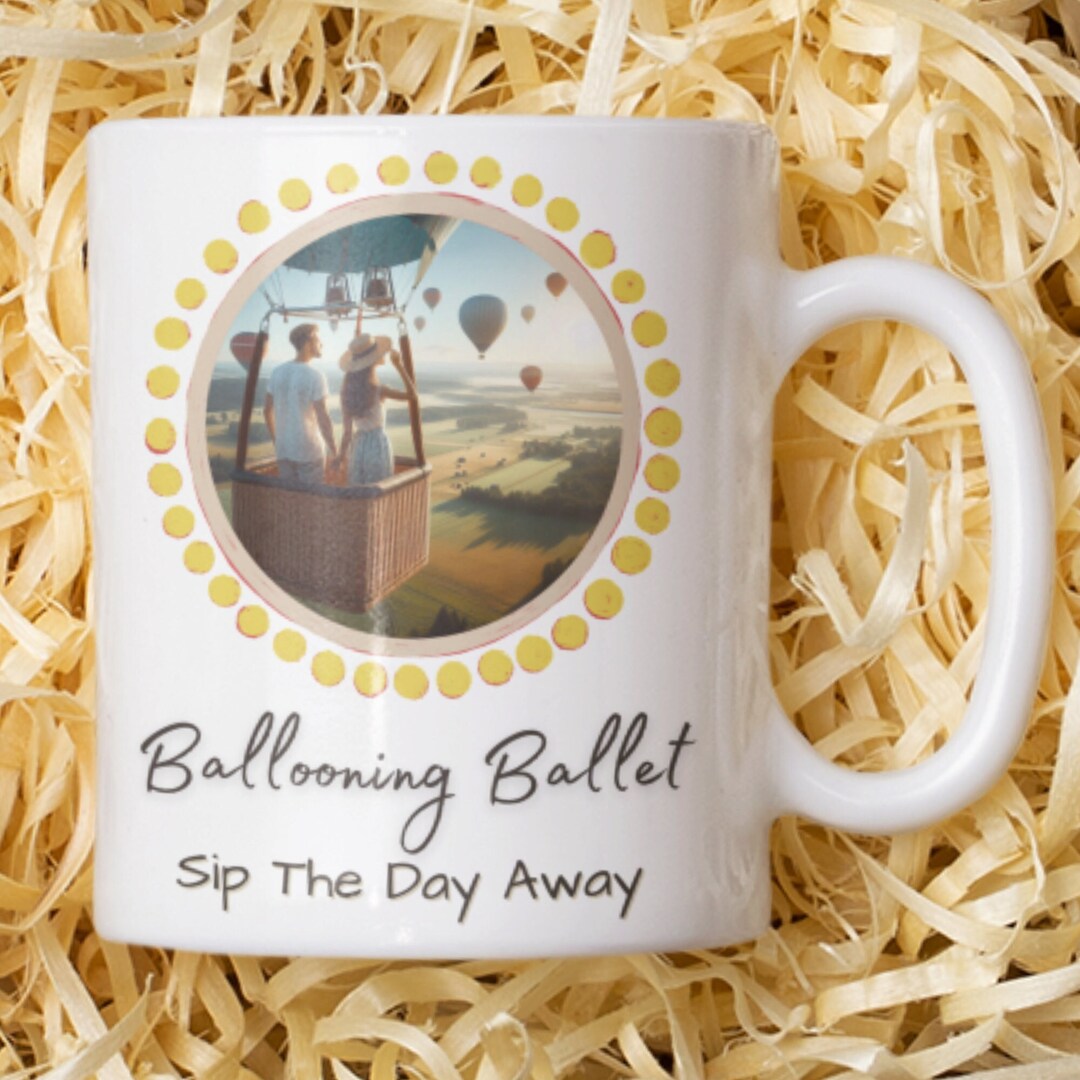 Hot Air Balloon Mug, Ballooning Coffee Cup, Aeronaut Gift, New Balloon ...