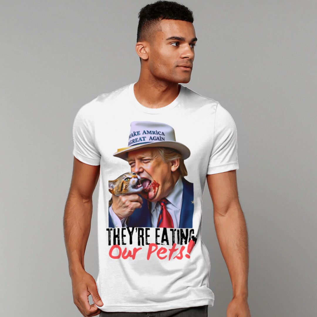 Donald Trump T-shirt, Save Our Pets Trump 2024, Funny Political Cat ...