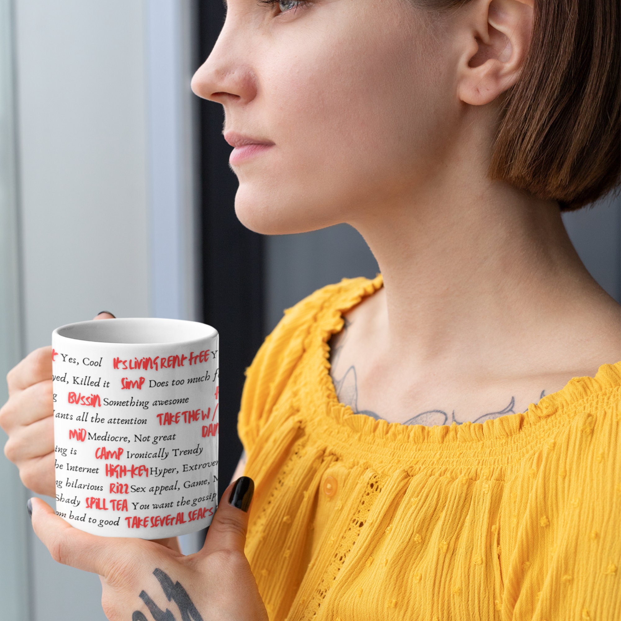 Gen-z Slang Mug, Gen-z Dictionary Gift, Mug for Boomers, Millennials ...