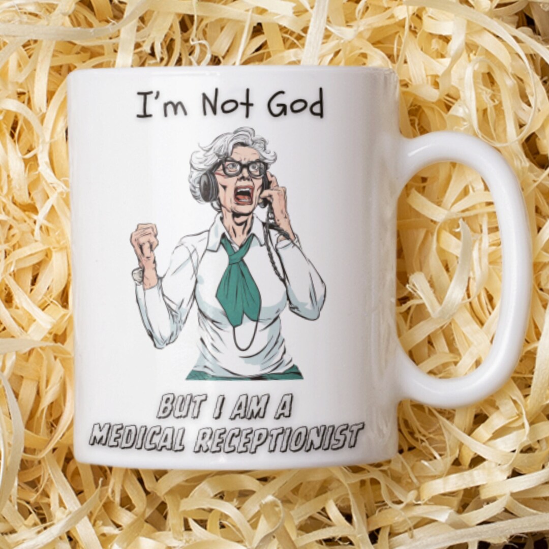 Medical Receptionist Coffee Cup, Doctor Receptionist Mug, Mug for ...