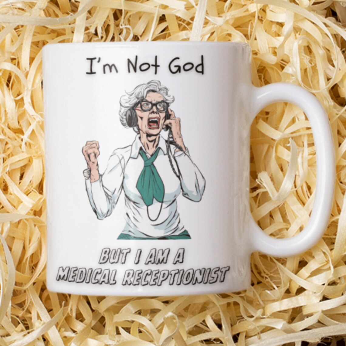 Medical Receptionist Coffee Cup, Doctor Receptionist Mug, Mug for ...