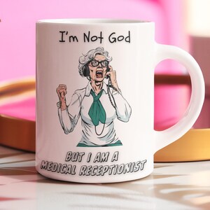 Medical Receptionist Coffee Cup, Doctor Receptionist Mug, Mug for ...