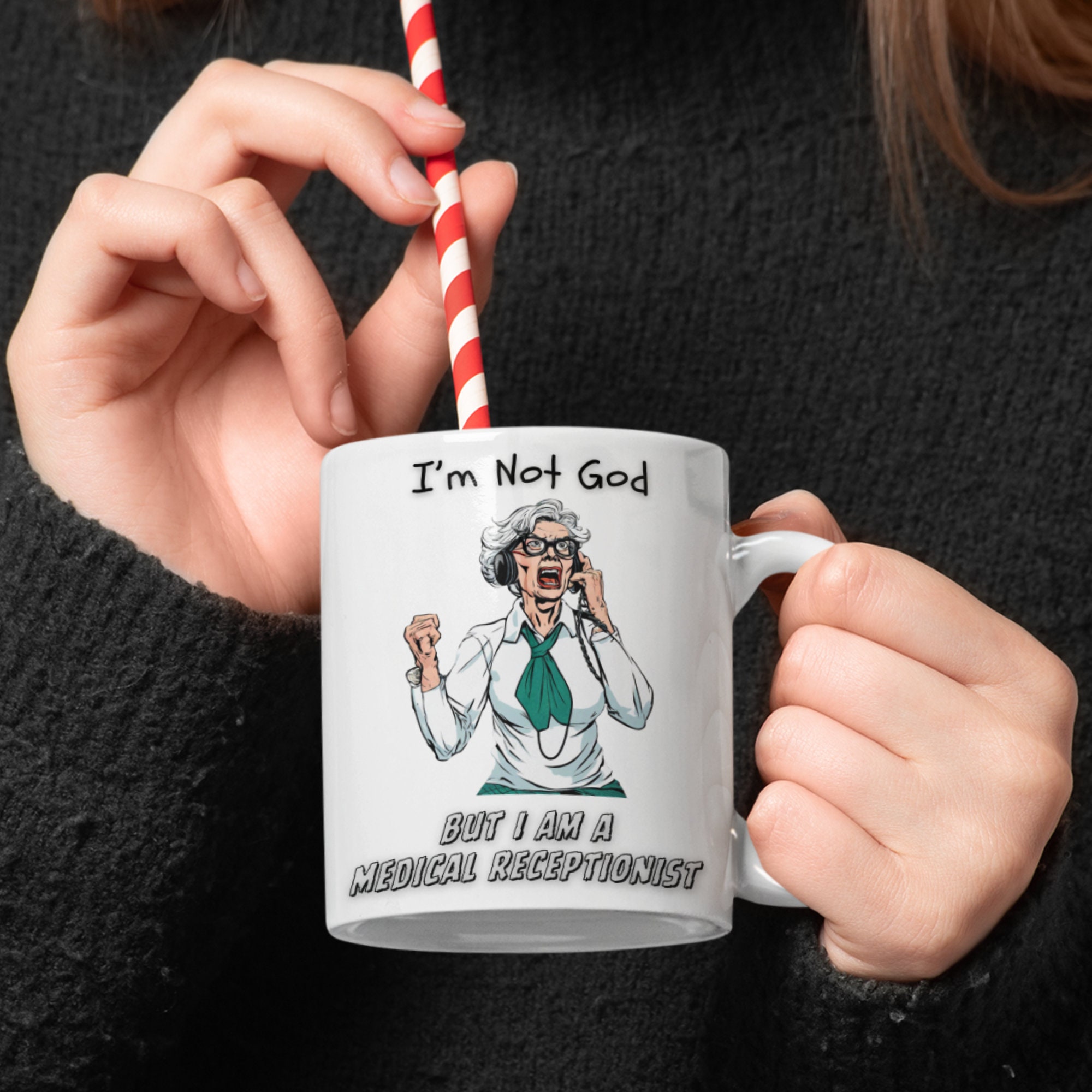 Medical Receptionist Coffee Cup, Doctor Receptionist Mug, Mug for ...