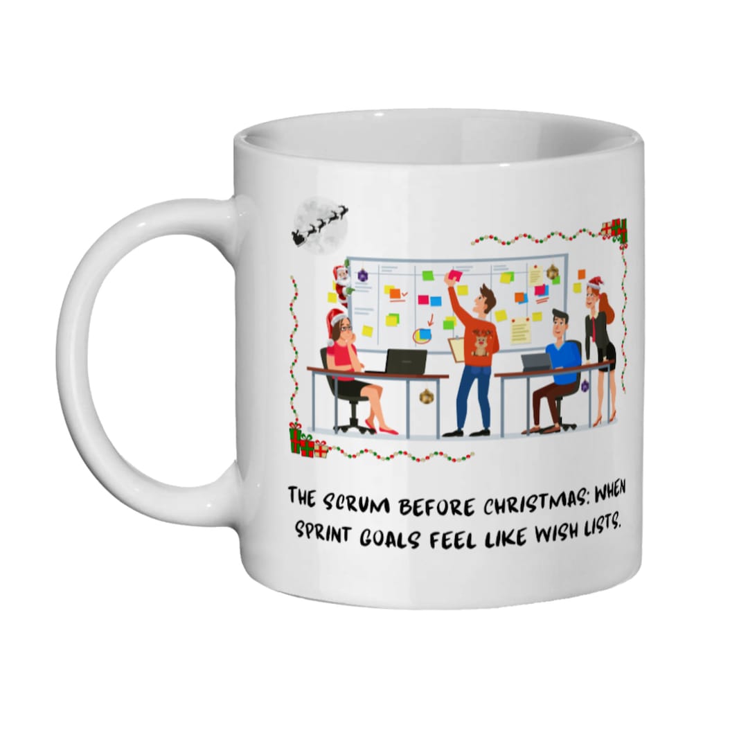 Scrum Master Christmas Mug, Developer Christmas Mug, Agile Team ...
