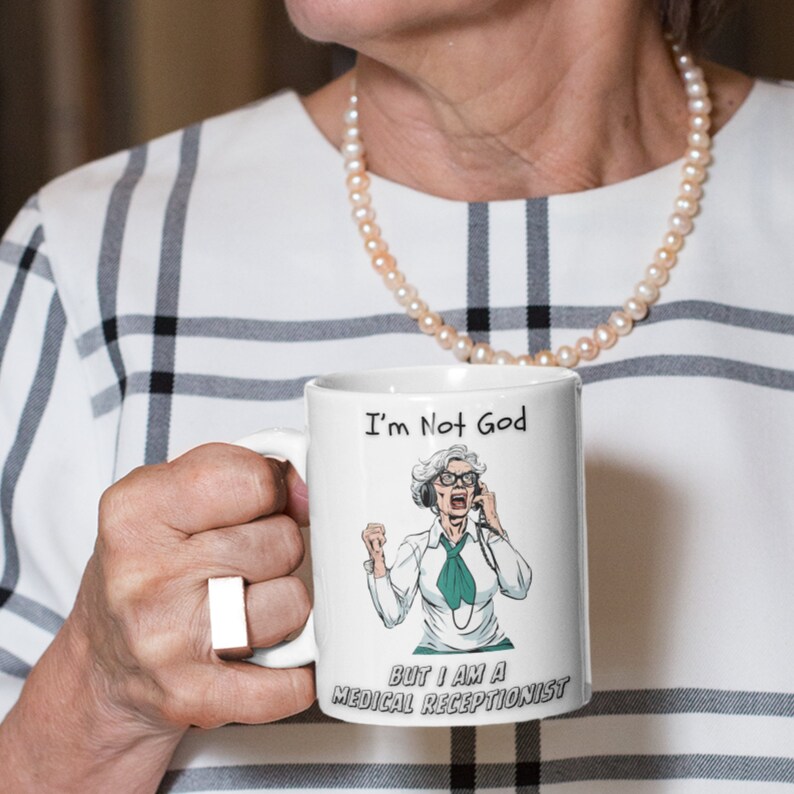 Medical Receptionist Coffee Cup, Doctor Receptionist Mug, Mug for ...