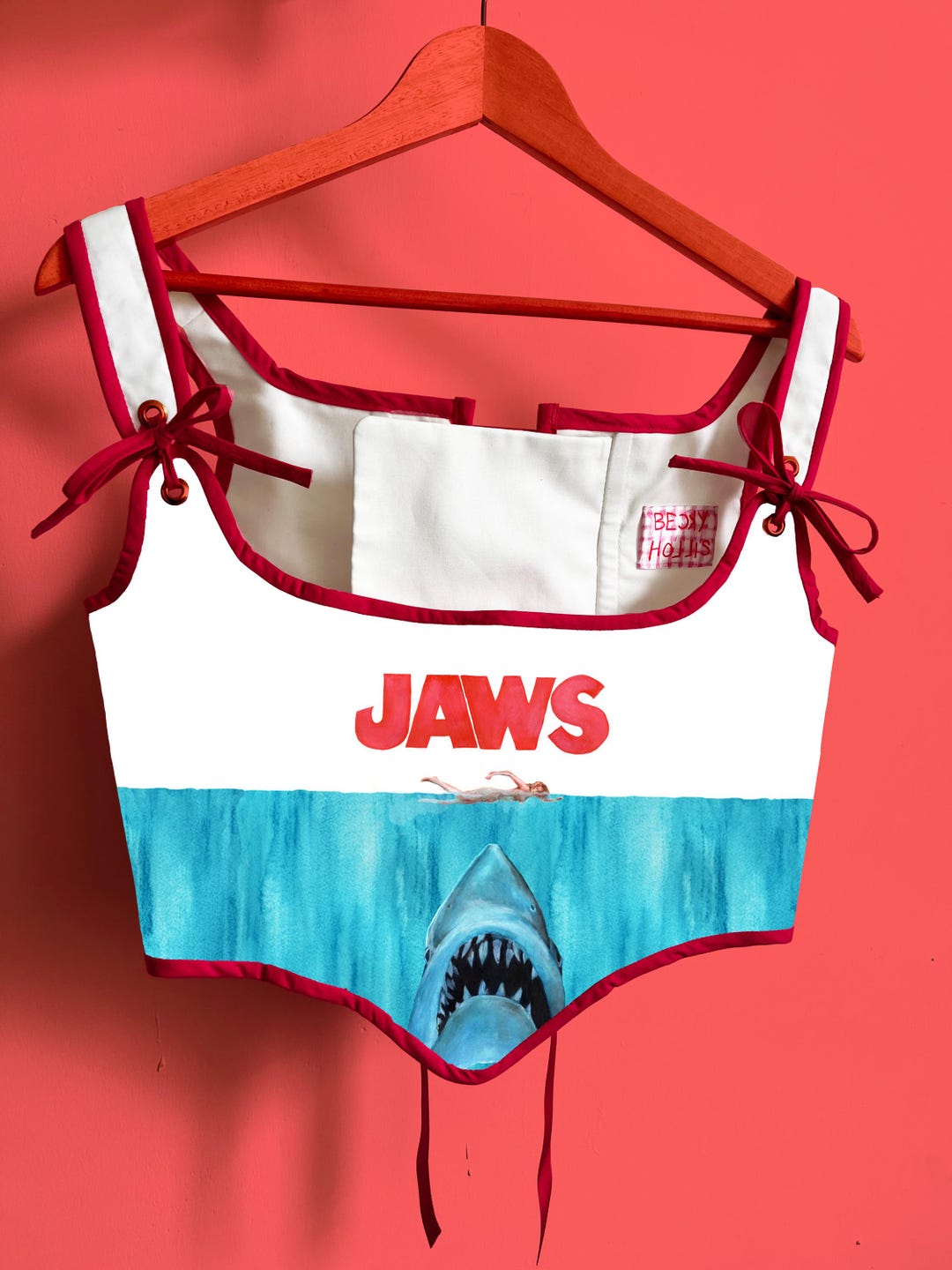 JAWS Handmade Corset | Horror Film Corset | Made to Order - Etsy
