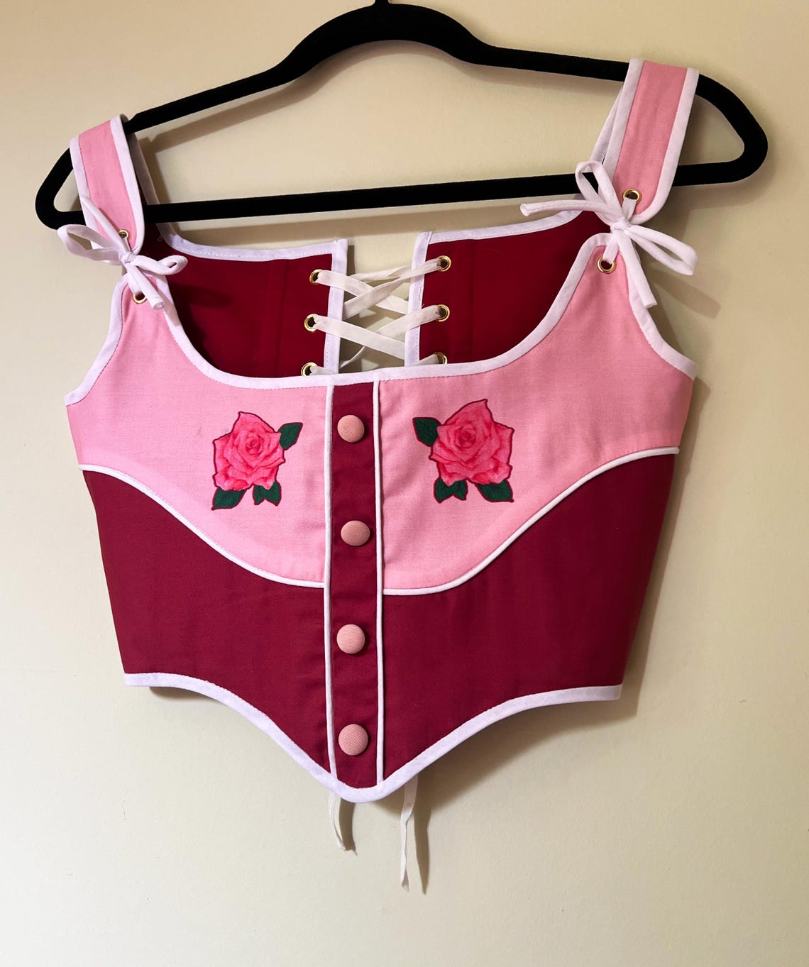 Western Shirt Corset | Cowgirl Cowboy Corset | Handmade - Etsy