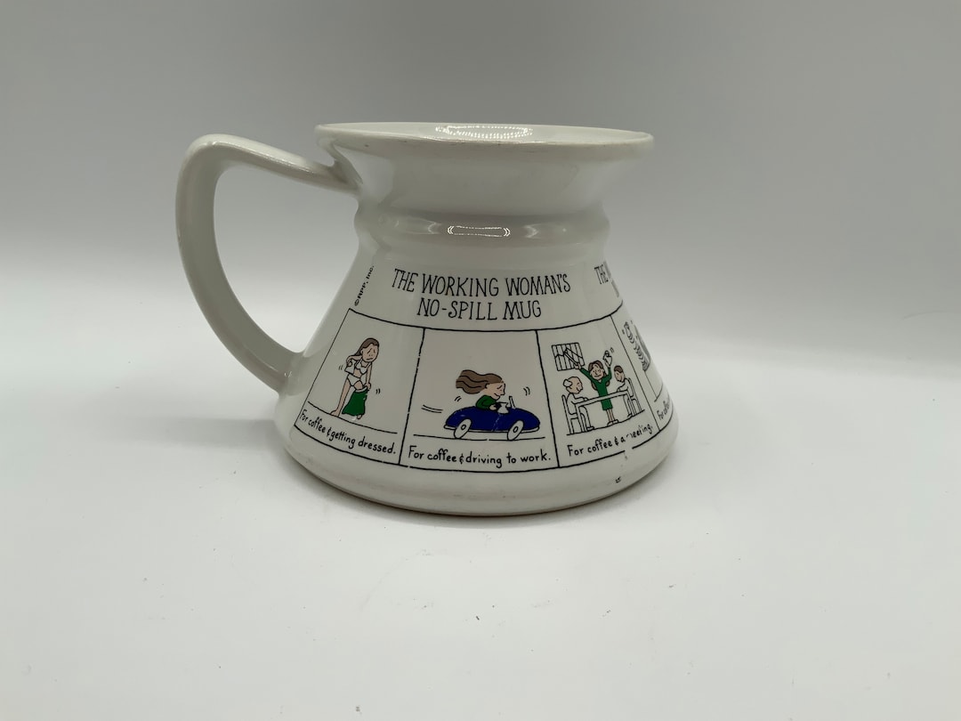 Working Woman No-spill Mug Dashboard Travel Mug No Spill Mug - Etsy