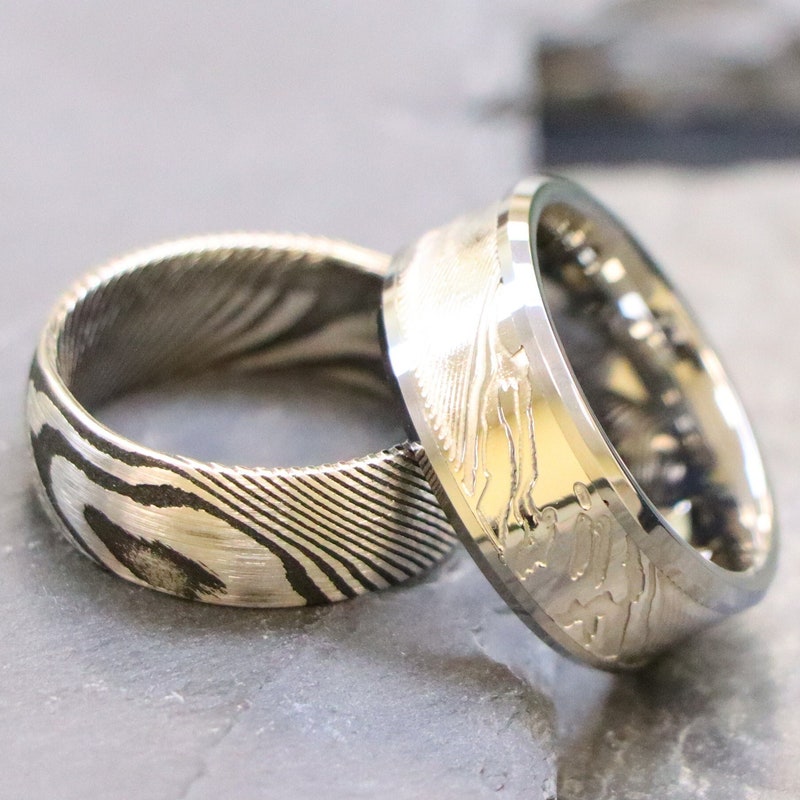 Mokume Gane Rings - Etsy