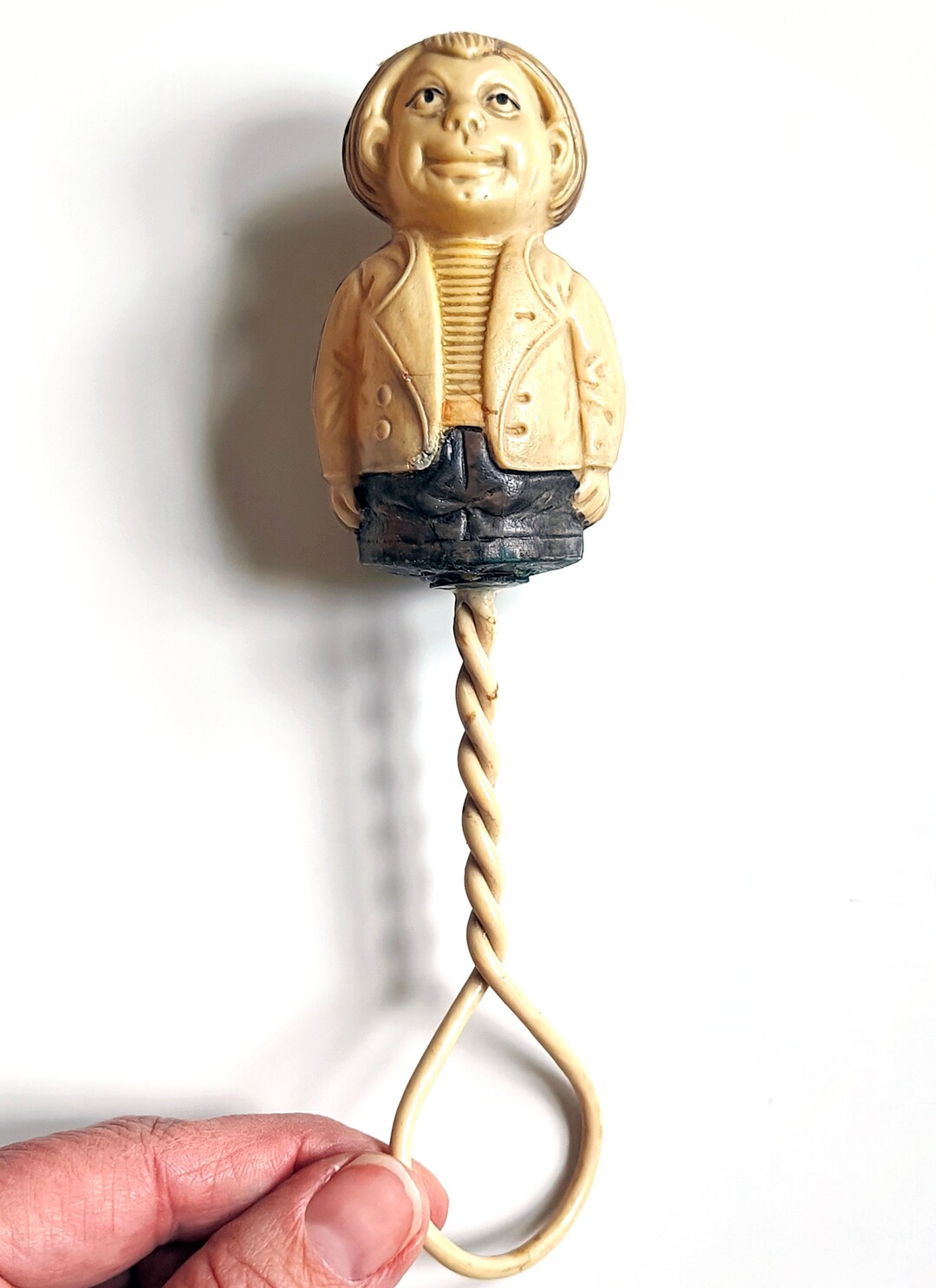 Antique Katzenjammer Kids Celluloid Rattle - Fritz Comic Character Toy ...