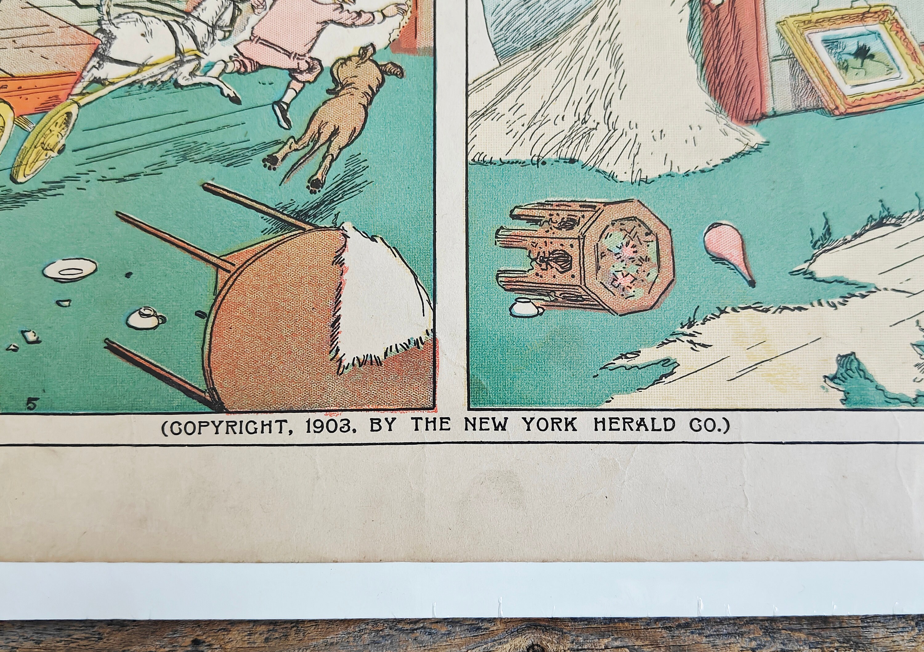 Early 1900 Buster Brown Comic Strip Panels - Lot of 9 - Original New ...