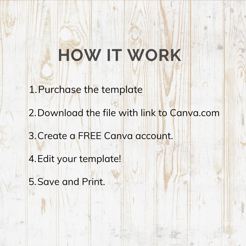 Order Form Template | Editable Canva Template, Custom Order Form ...
