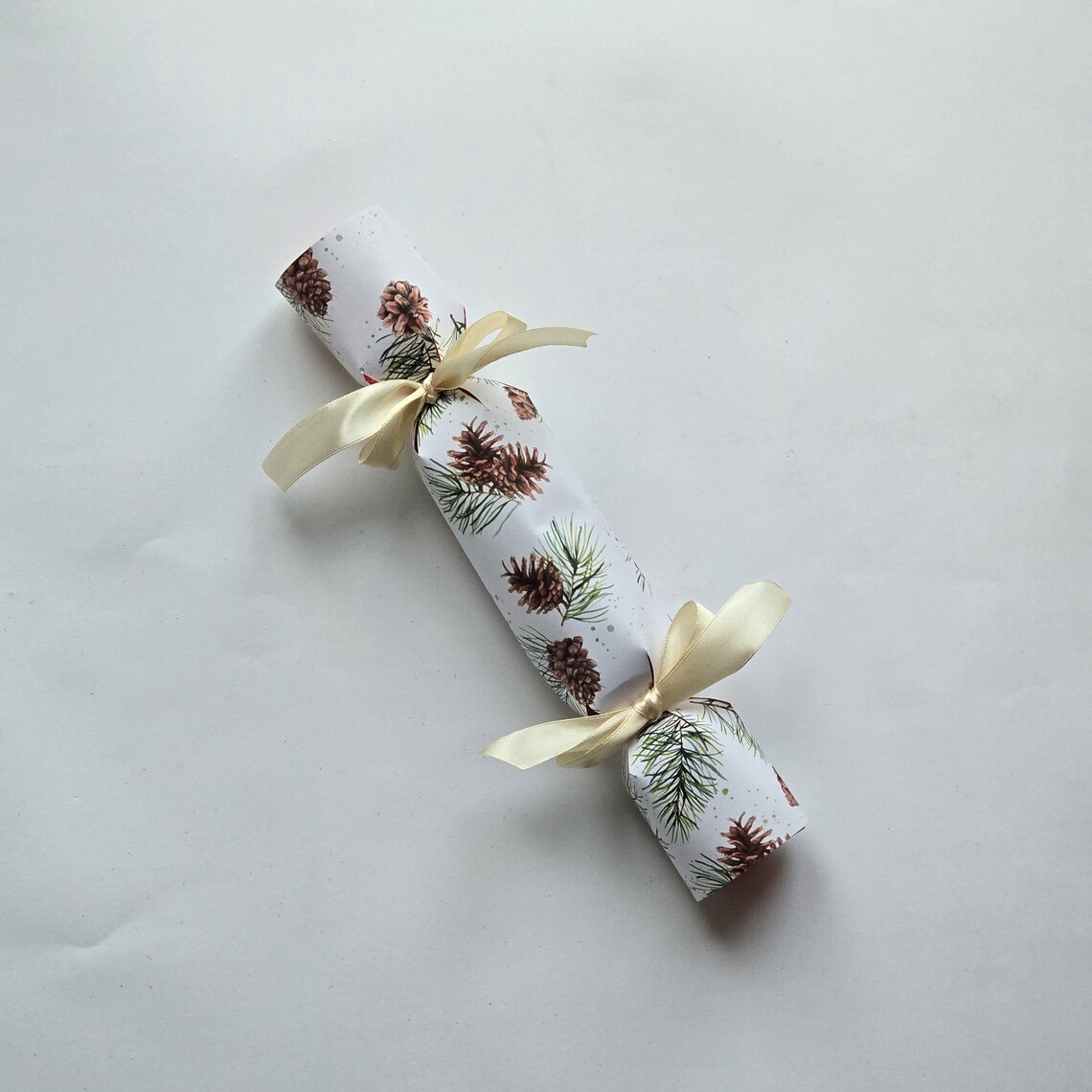 Decorative Paper Christmas Cracker Set DIY - Pinecones - Etsy
