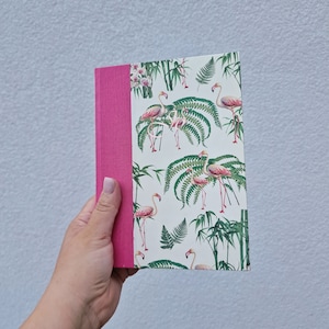 Quarter Leather Bound Notebook Flowers - Etsy