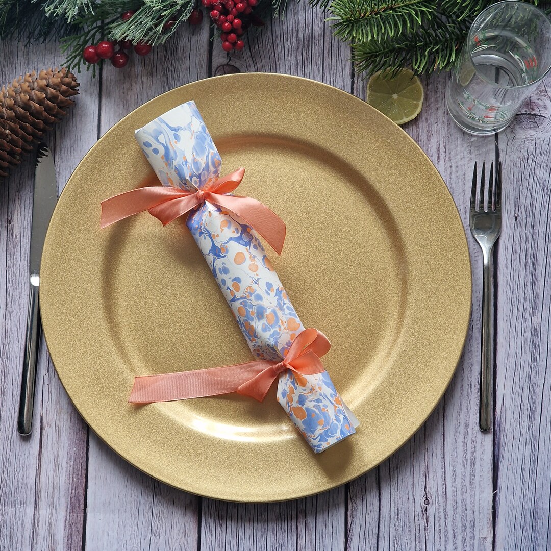 Hand Marbled Christmas Cracker Set DIY - Etsy