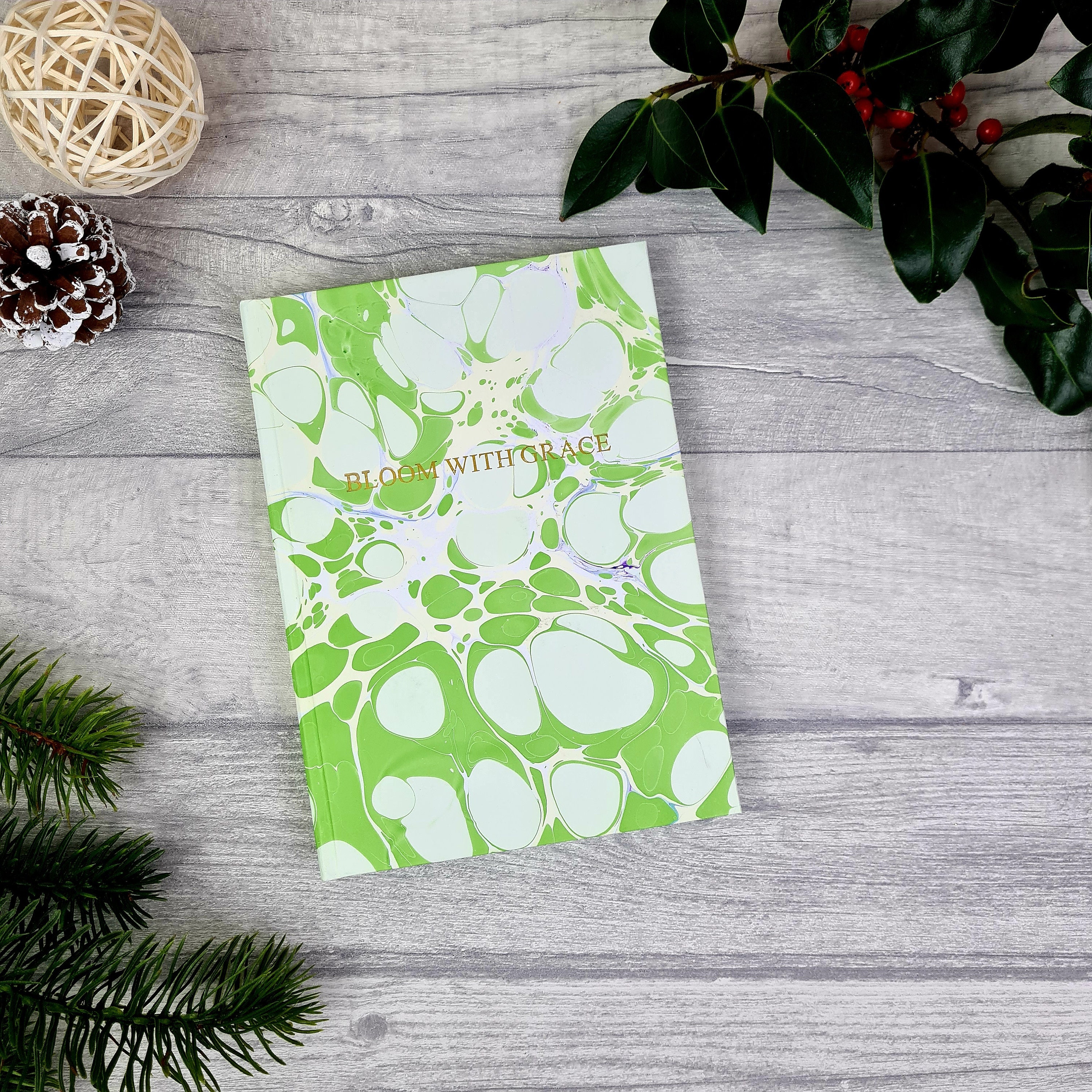 Case Bound Notebook - Bloom With Grace - Etsy