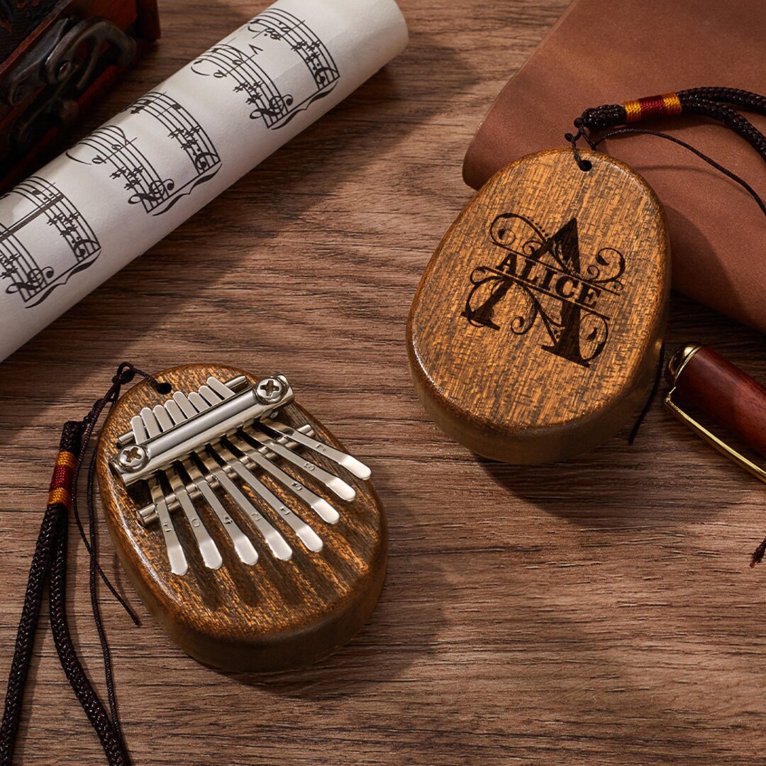 Custom Kalimba Thumb Piano Personalized 8 Keys Mini Kalimba - Etsy