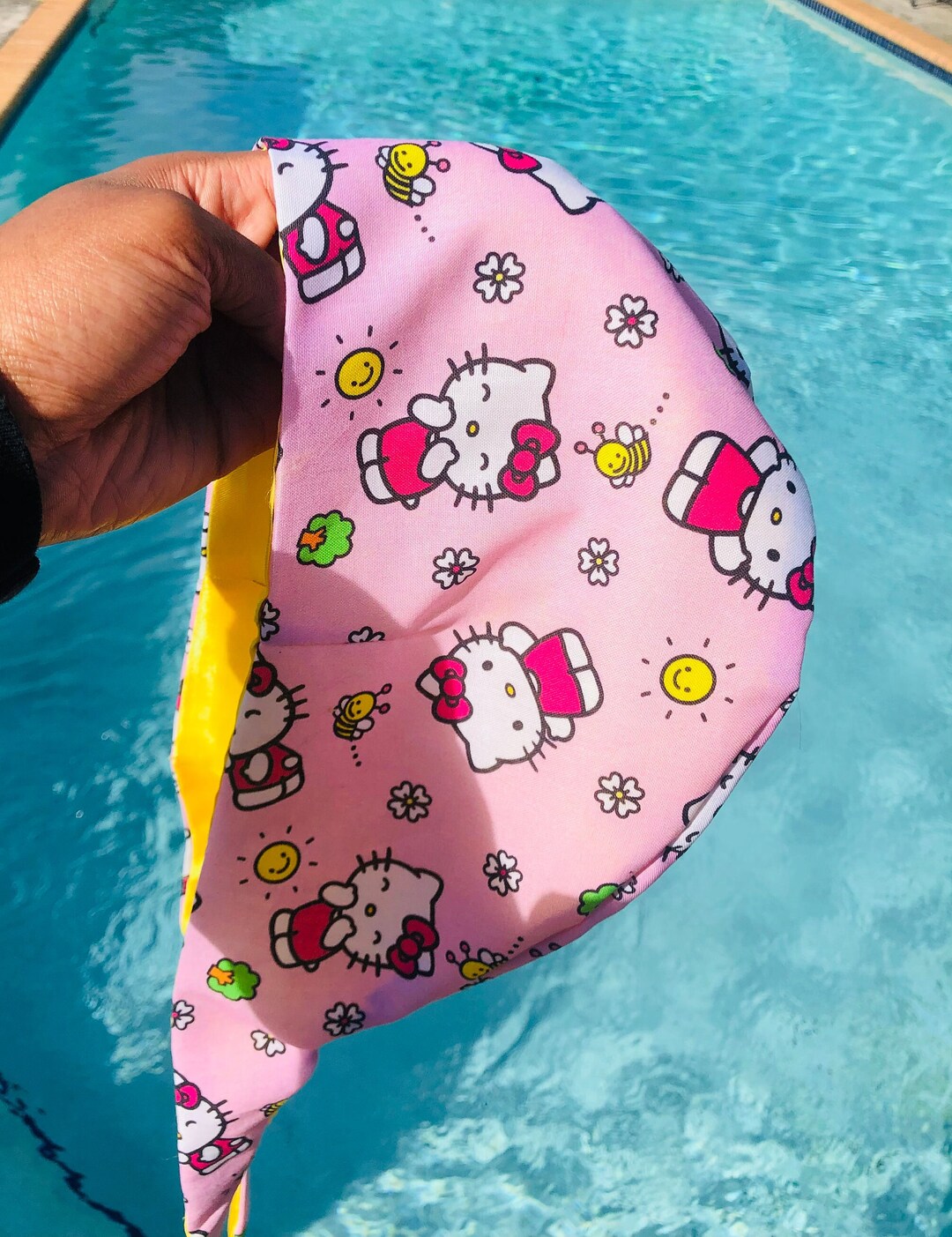 Hello Kitty Scrub Cap Satin Lining - Etsy