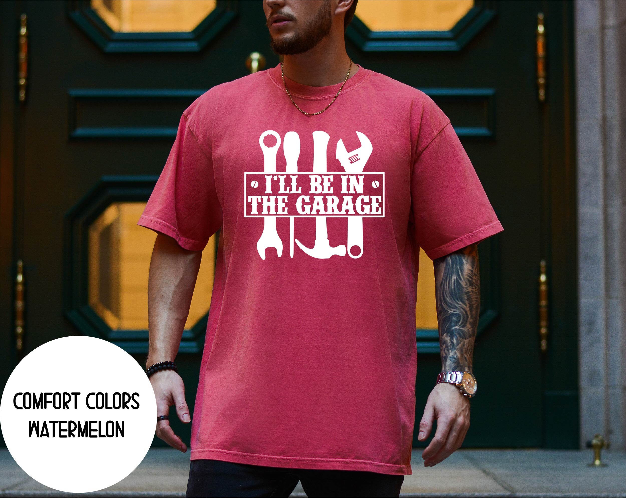 I'll Be in the Garage Shirt , Funny Shirt Men , Fathers Day Gift , Dad ...