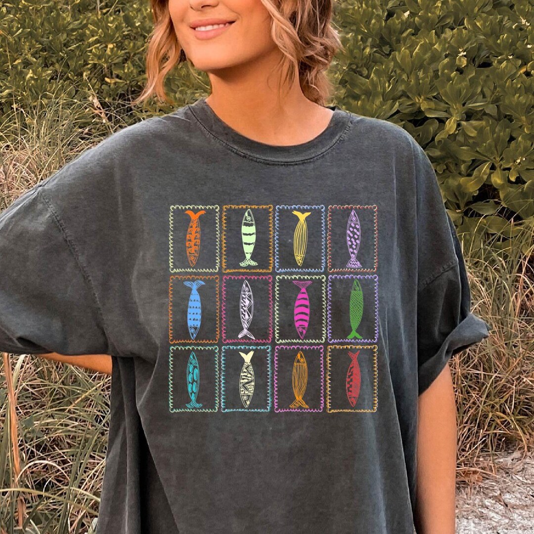 Comfort Colors® Sardines Tin Fish 90s Shirt Tomato Girl Tee , Gift for ...