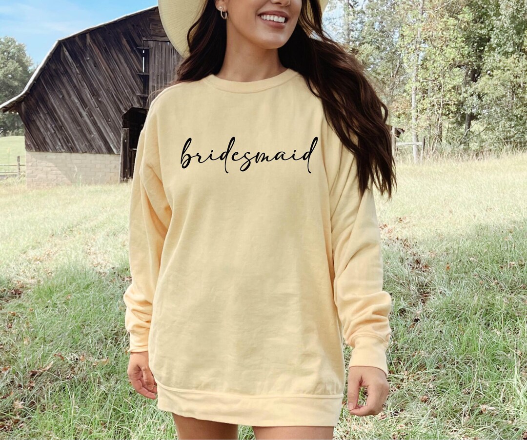 Bridesmaid Proposal, Bridesmaid Gifts,bridesmaid Sweatshirt, Bridesmaid ...