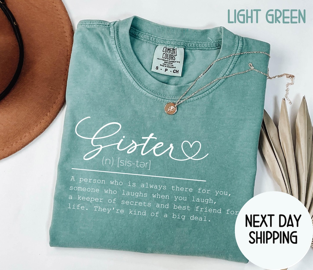 Comfort Colors Sister Shirt,sister Gift Shirt,sister T-shirt, Little ...