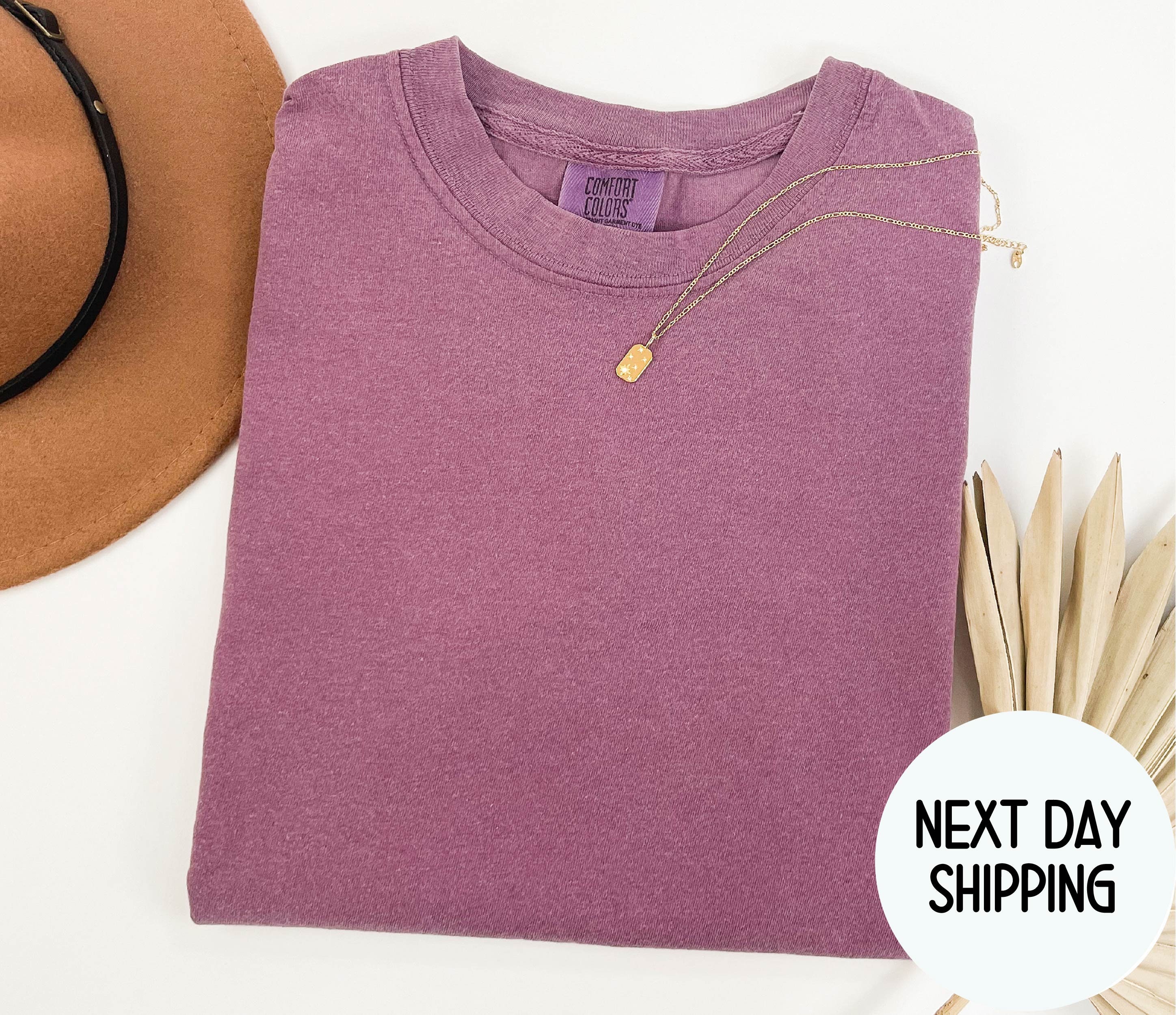 Blank Comfort Colors Shirts, %100 Cotton Trendy Comfort Colors Shirts ...