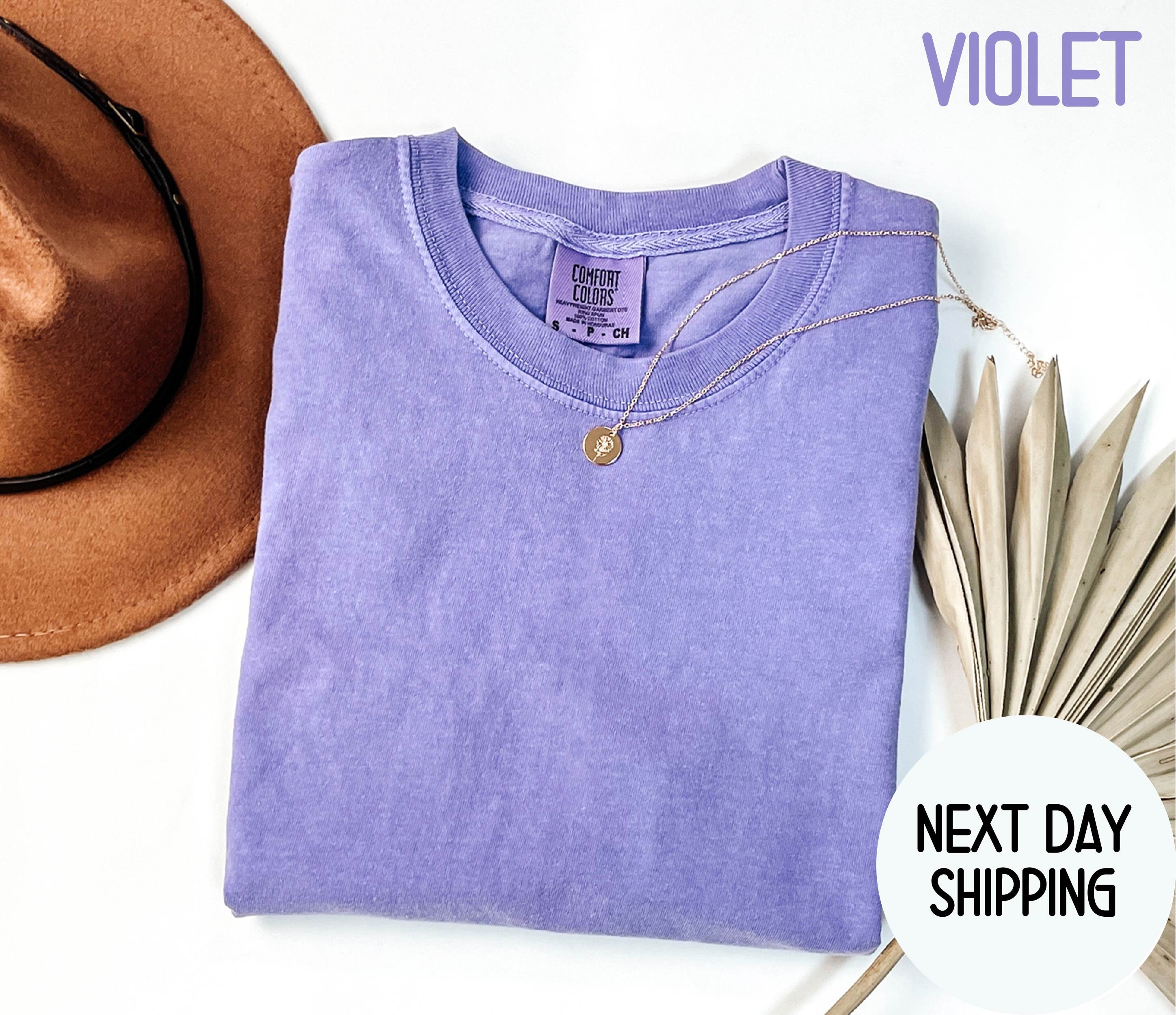 Blank Comfort Colors Shirts, %100 Cotton Trendy Comfort Colors Shirts ...