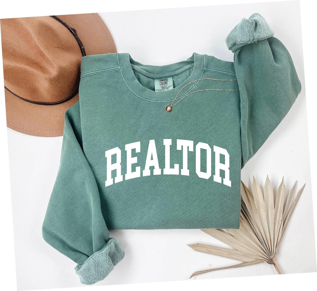 Real Estate Sweatshirt Comfort Colors,real Estate Agent Gift, Gift for ...