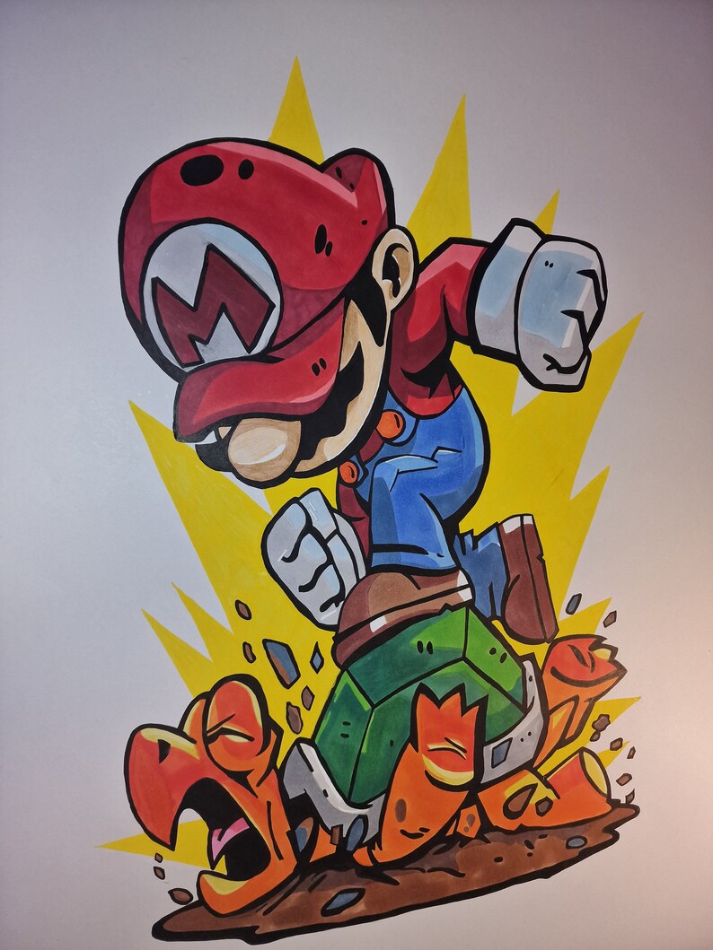 Super Mario Picture - Etsy