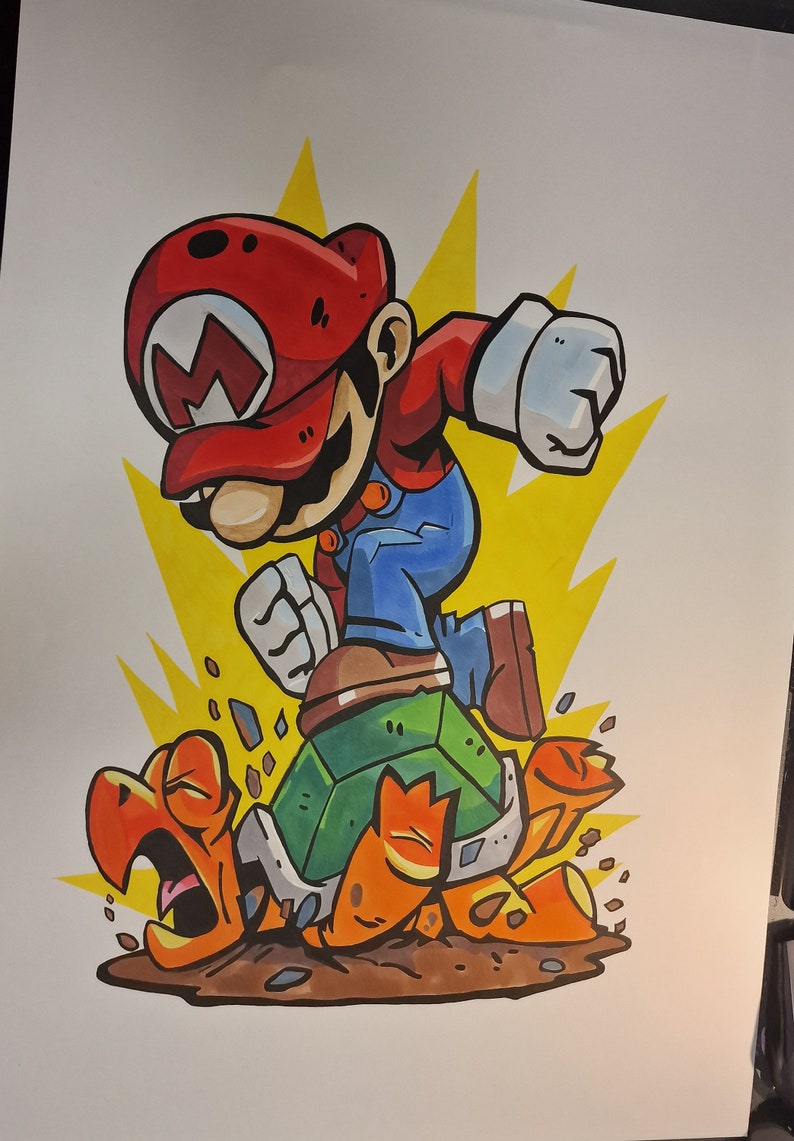Super Mario Picture - Etsy